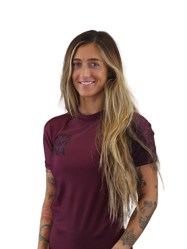 DNA Women's No Gi Rash Guard Short Sleeve Purple – Braus Fight Australia